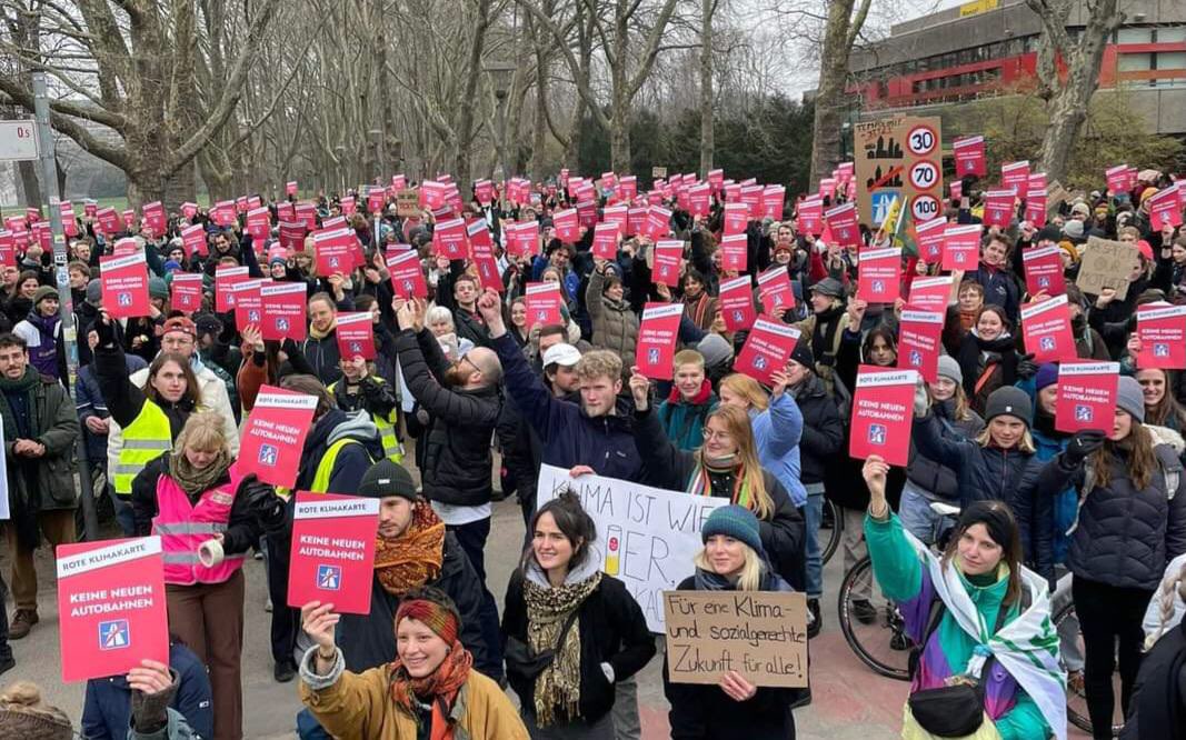 Rote Klimakarte an Umweltminister Oliver Krischer!